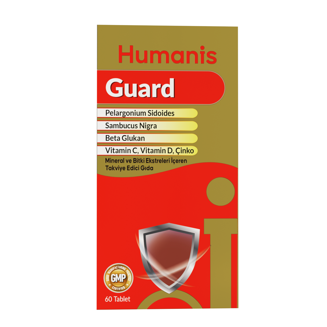 HUMANİS GUARD; Beta Glukan, Vitamin C, Vitamin D3 mineral ve bitki ...